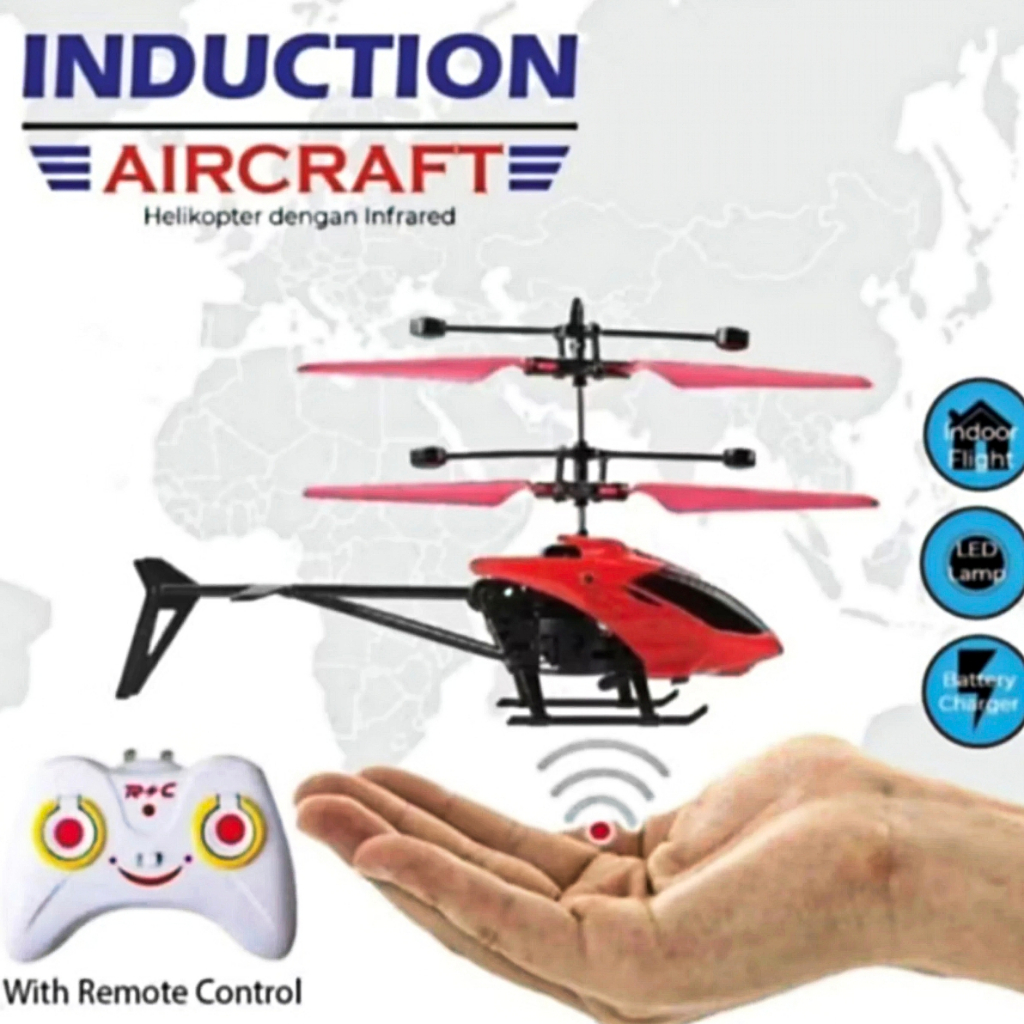Jual RC Helicopter Mainan Anak Murah Tahan Banting / Flying Helicopter ...