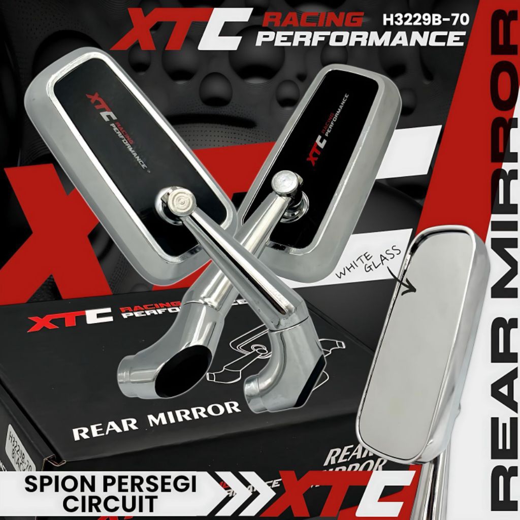 Jual KACA SPION XTC RACING KOTAK PERSEGI CIRCUIT CNC UNIVERSAL NMAX ...
