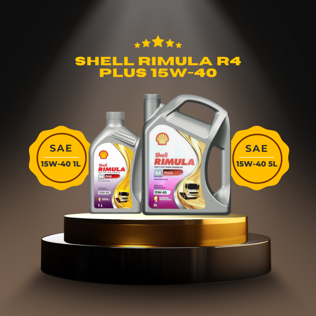 Jual OLI SHELL RIMULA R4 PLUS ( 15W-40 ) 5L & 1L | Shopee Indonesia