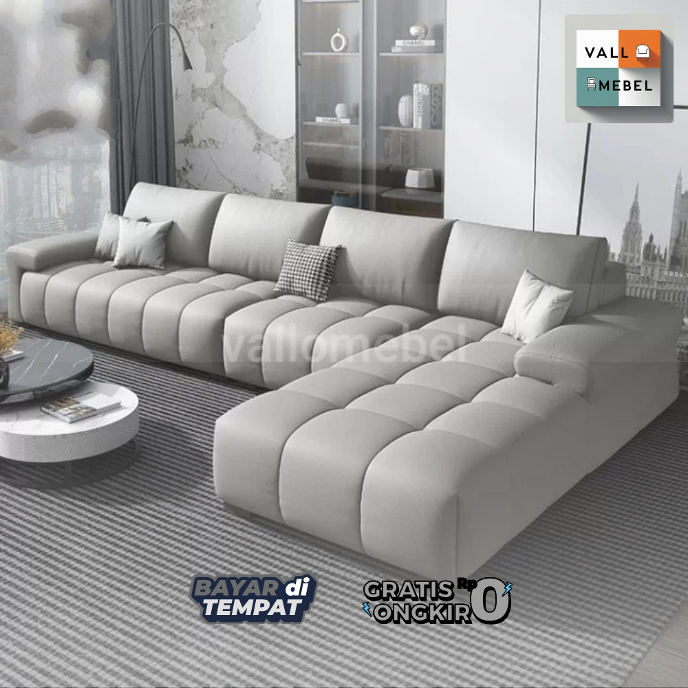 Jual Sofa Minimalis Murah - Sofa L Deluxe Ekslusif Modern - Sofa Ruang ...