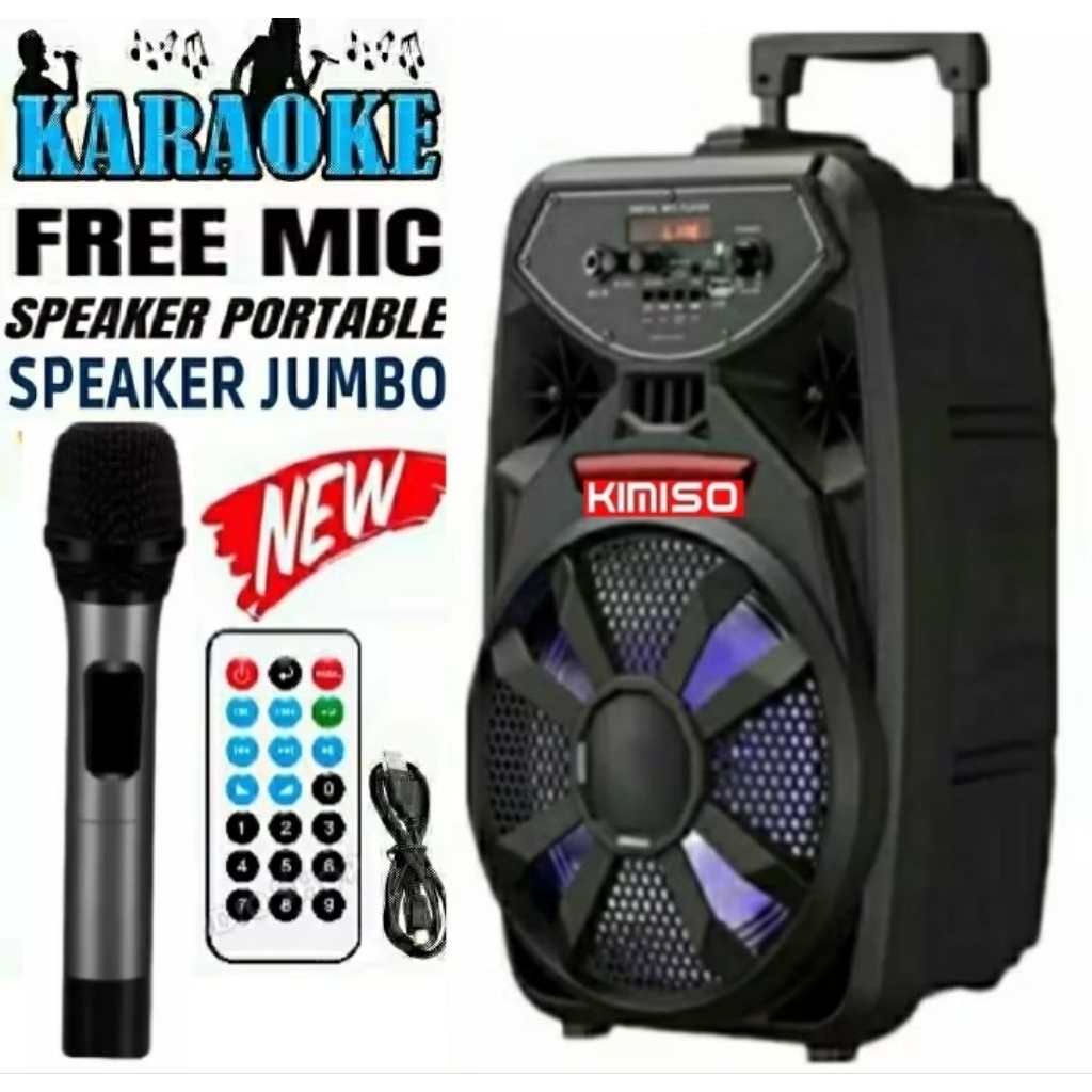 Jual PALING BESAR UKURAN 8.8INC Speaker Subwoofer aktif 8.8INC Gratis Mic Karoke SQ-780 Free Mic ...