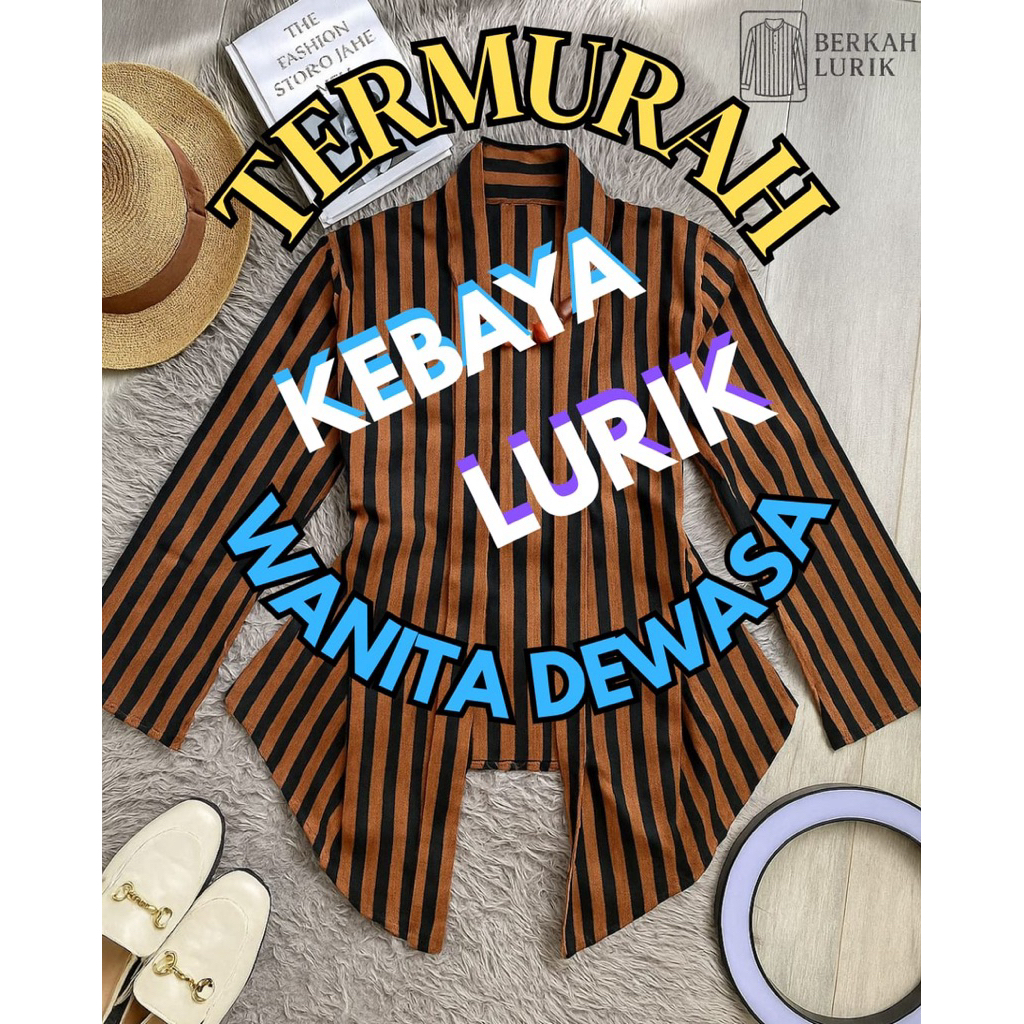 Jual Baju lurik wanita Baju kebaya adat jawa Baju surjan lurik wanita Kebaya lurik jogja solo ...