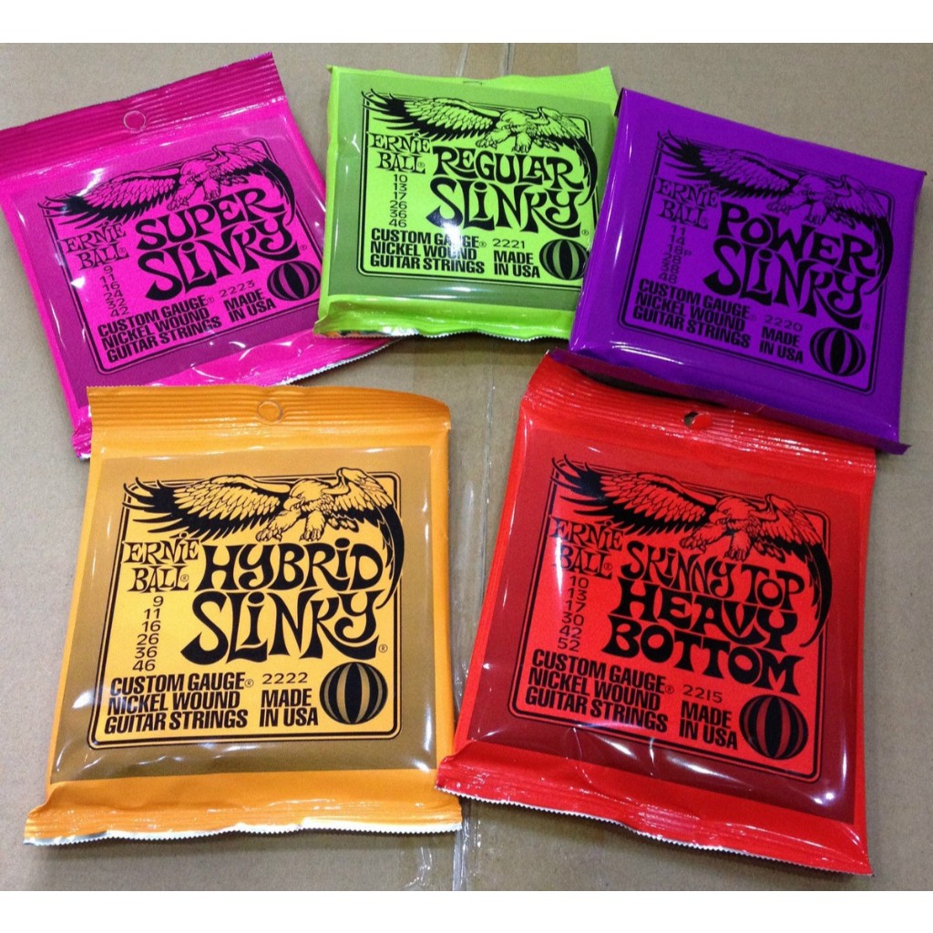 Jual Ernie Ball Electric Guitar Strings Slinky Nickel Wound / Senar ...