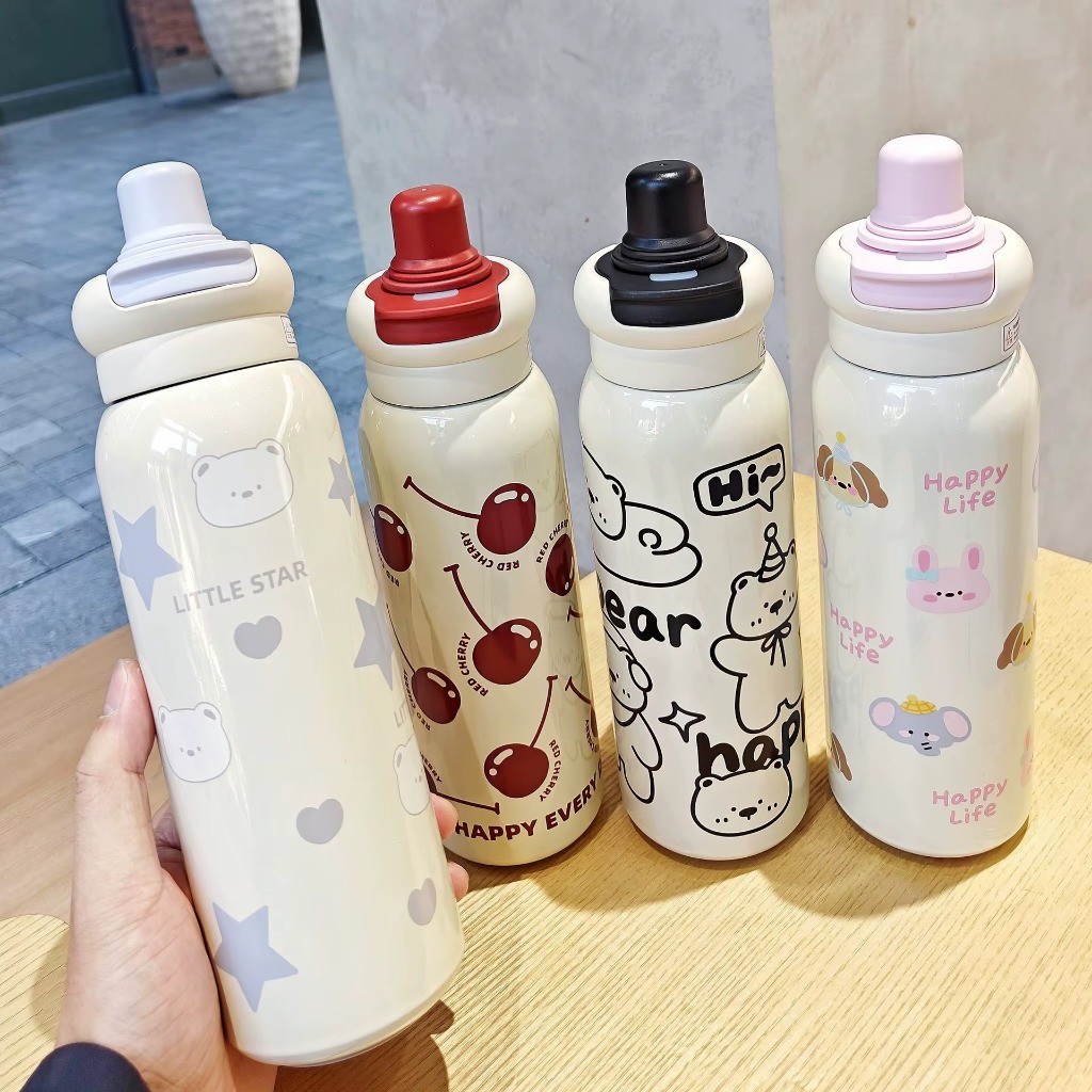 Jual Tumbler Little Joy 620ml Stainless vacuum SUS 304 / Tumbler Cute ...