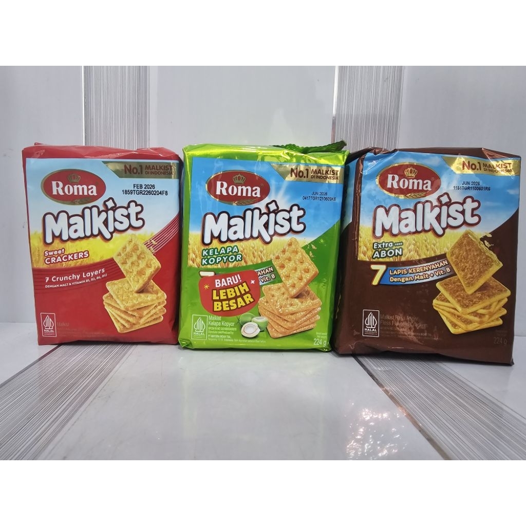 Jual Roma Malkist Crackers 224g | Shopee Indonesia