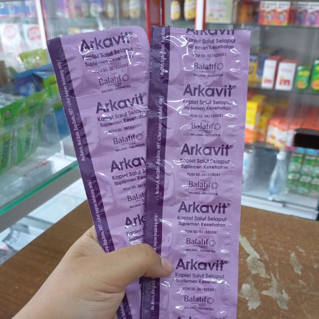 Jual Arkavit 1 box 10 strip | Shopee Indonesia