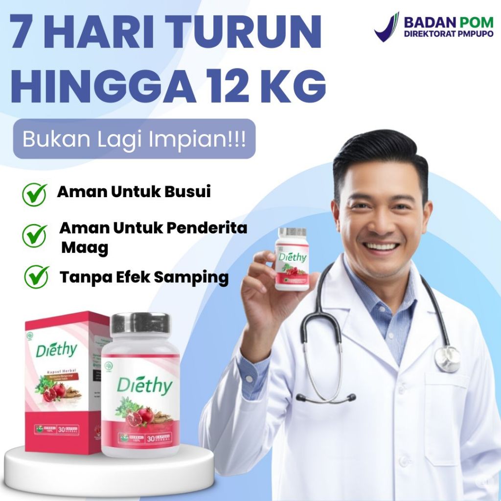 Jual DIETHY obat diet Pelangsing Badan Herbal Cepat Kurus 7 Hari Turun ...