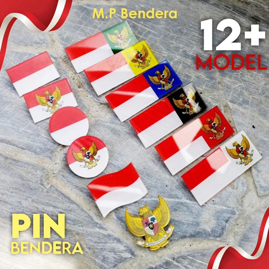 Jual Pin Bendera Merah Putih - Pin Bros Garuda - Pin Bendera ...