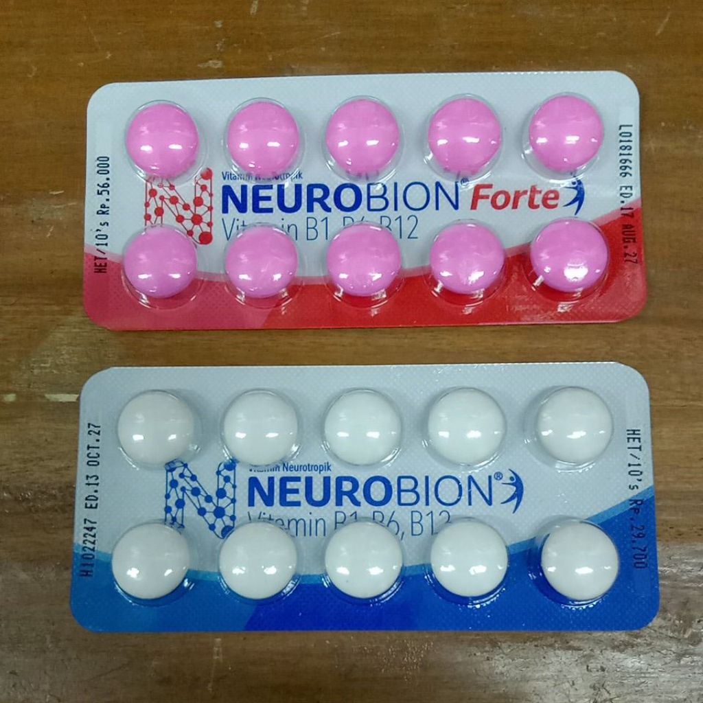 Jual Neurobion & Neurobion forte 1 strip 10 tablet | Shopee Indonesia