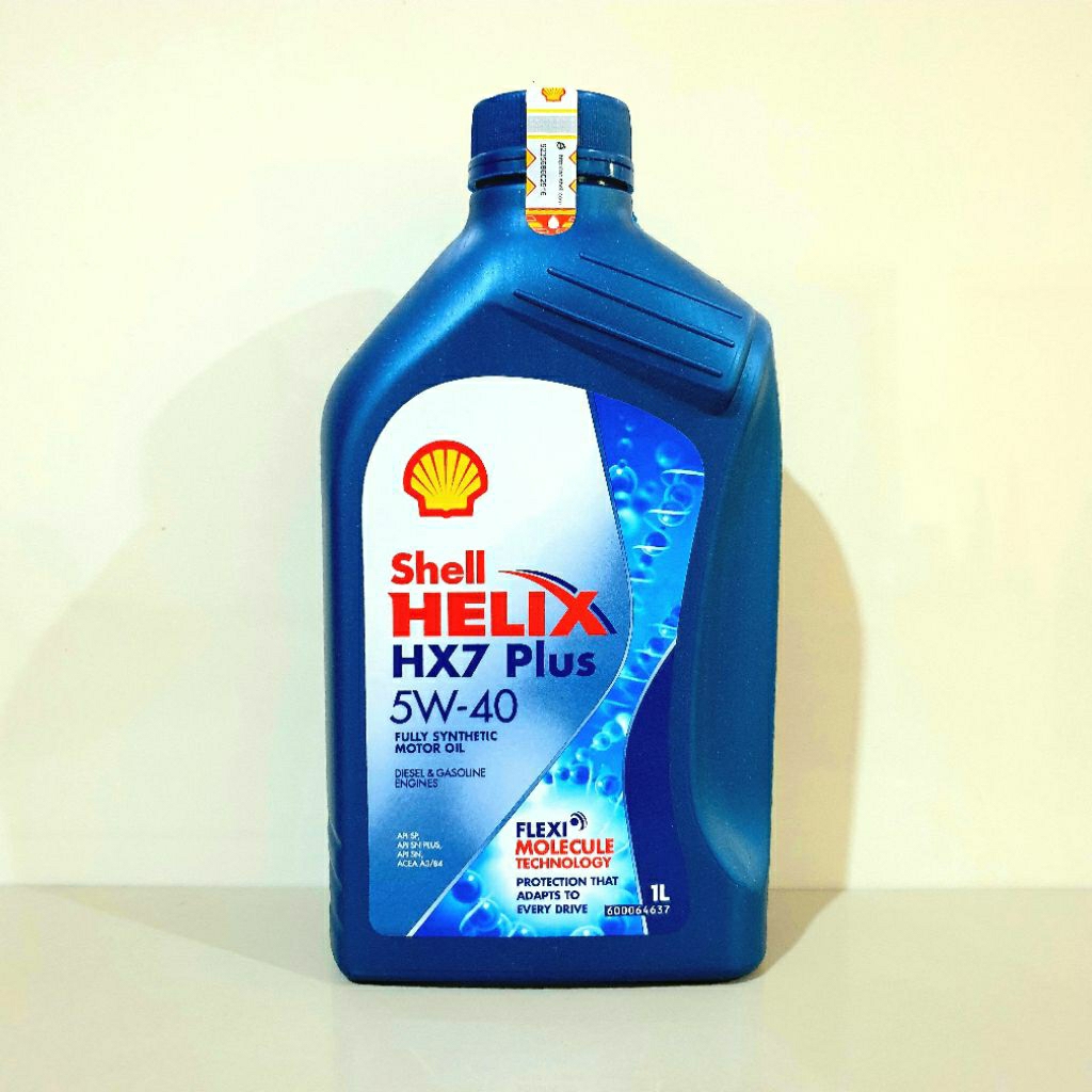 Jual OLI SHELL HELIX HX7 PLUS 1L 5W-40 UNTUK SEMUA JENIS MOBIL N MOTOR ...