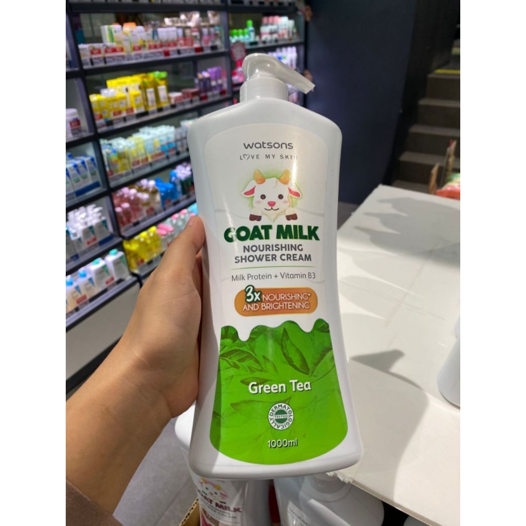 Jual WATSON GOAT MILK SABUN CAIR PUMP 1000ML | Shopee Indonesia