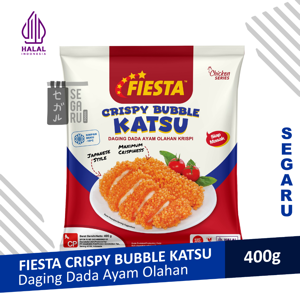 Jual FIESTA Crispy Bubble Katsu | Dada Ayam Olahan Krispi 400 gram ...