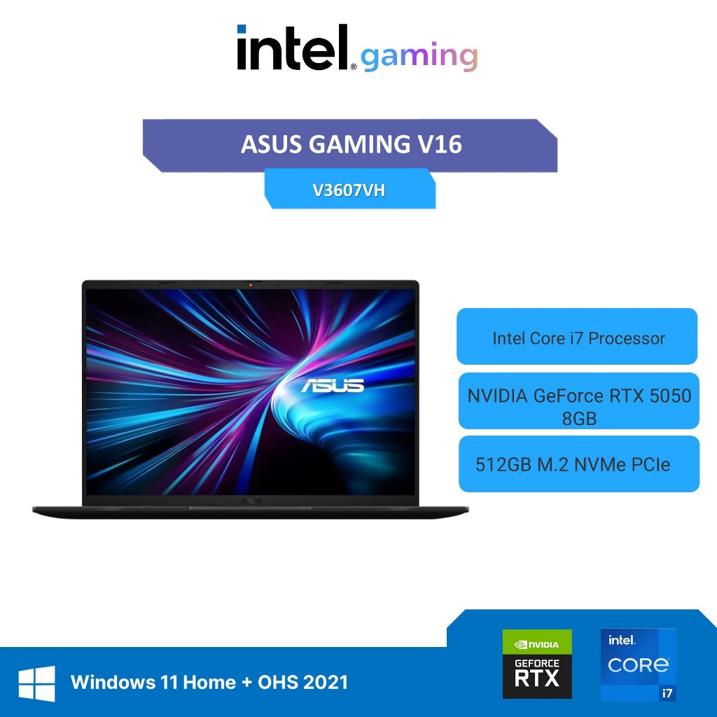 Jual ASUS GAMING V16 V3607VH CORE I7 240H RTX5050 8GB/ 16GB 512GB W11 ...