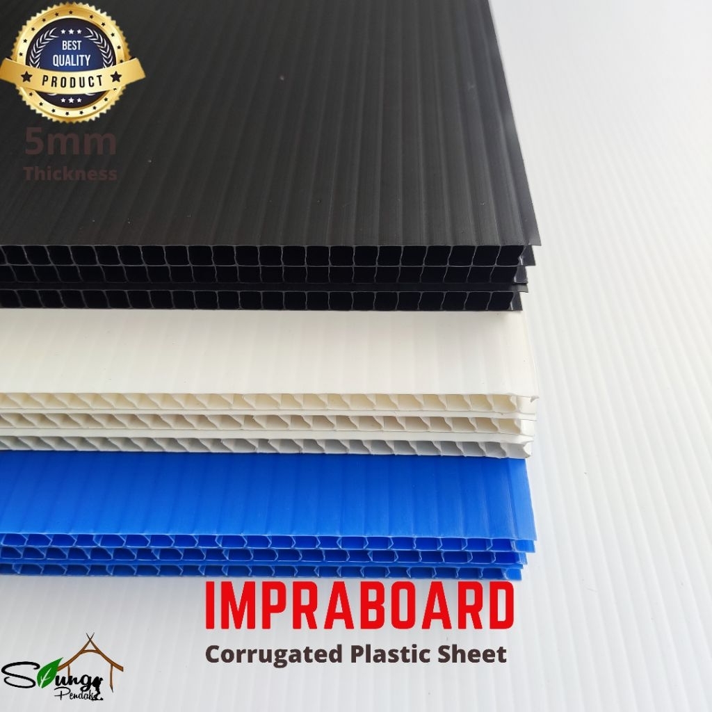 Jual Impraboard Inpraboard Infraboard 5mm / 5 mm A4 A5 A6 PP Board Art ...
