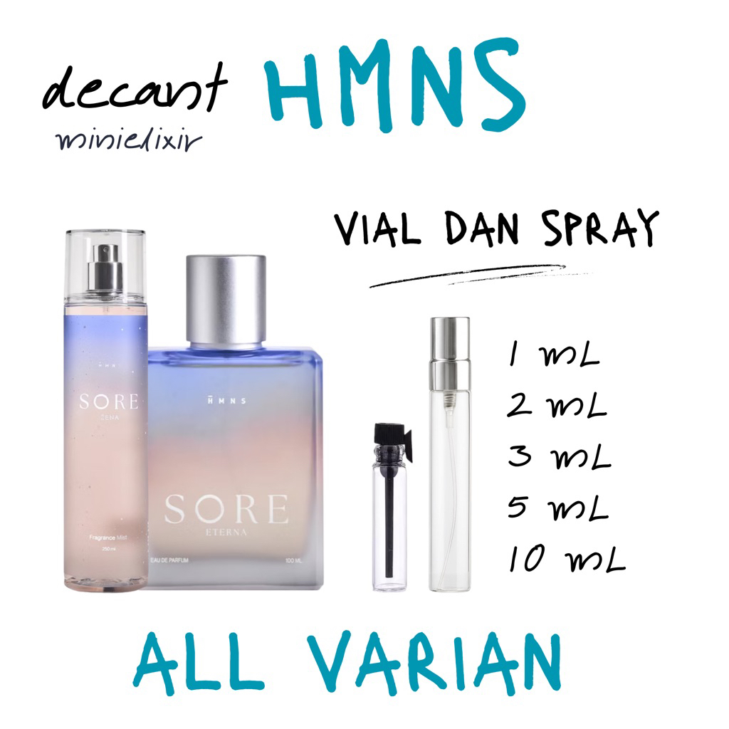 Jual [Decant] HMNS x Sore • All Varian New! Eterna Zena | Shopee Indonesia