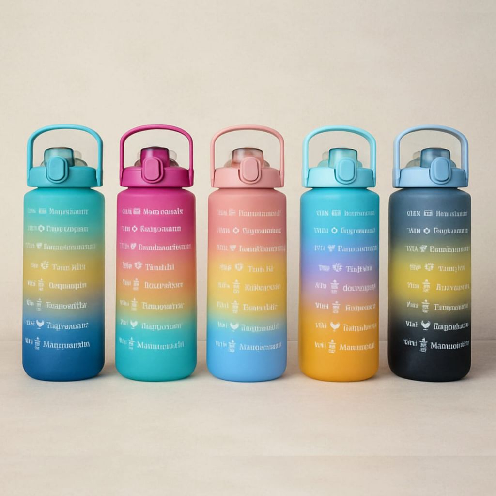 Jual Botol 2 Liter Gradasi Penanda Waktu Dengan Sticker | Shopee Indonesia