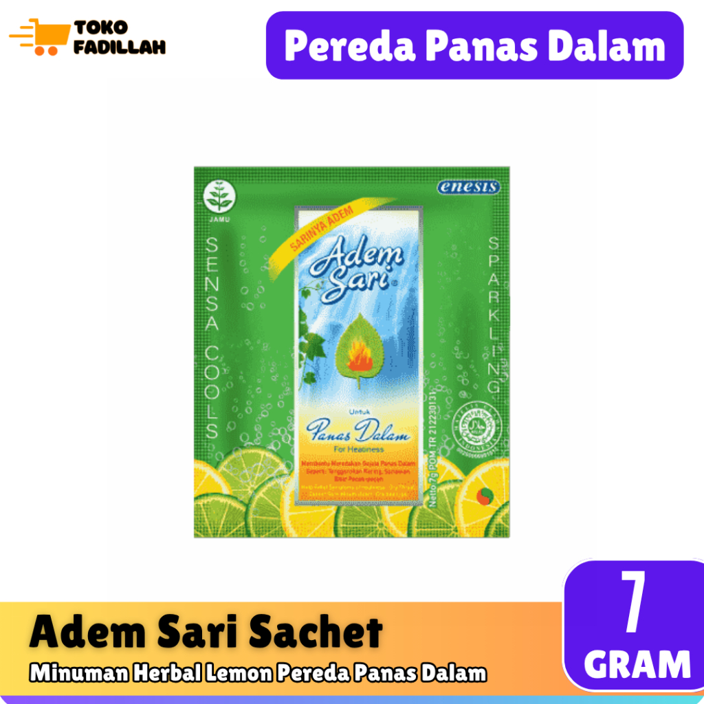 Jual Adem Sari Sachet 7 gr - Minuman Pereda Panas Dalam | Shopee Indonesia
