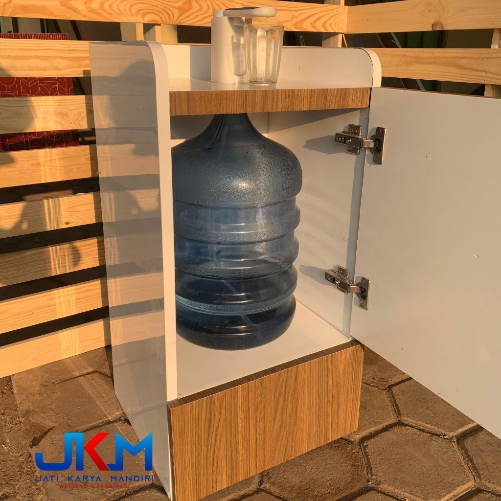 Jual Lemari galon air minum/ Tempat galon/ Dispenser Galon bawah Free ...