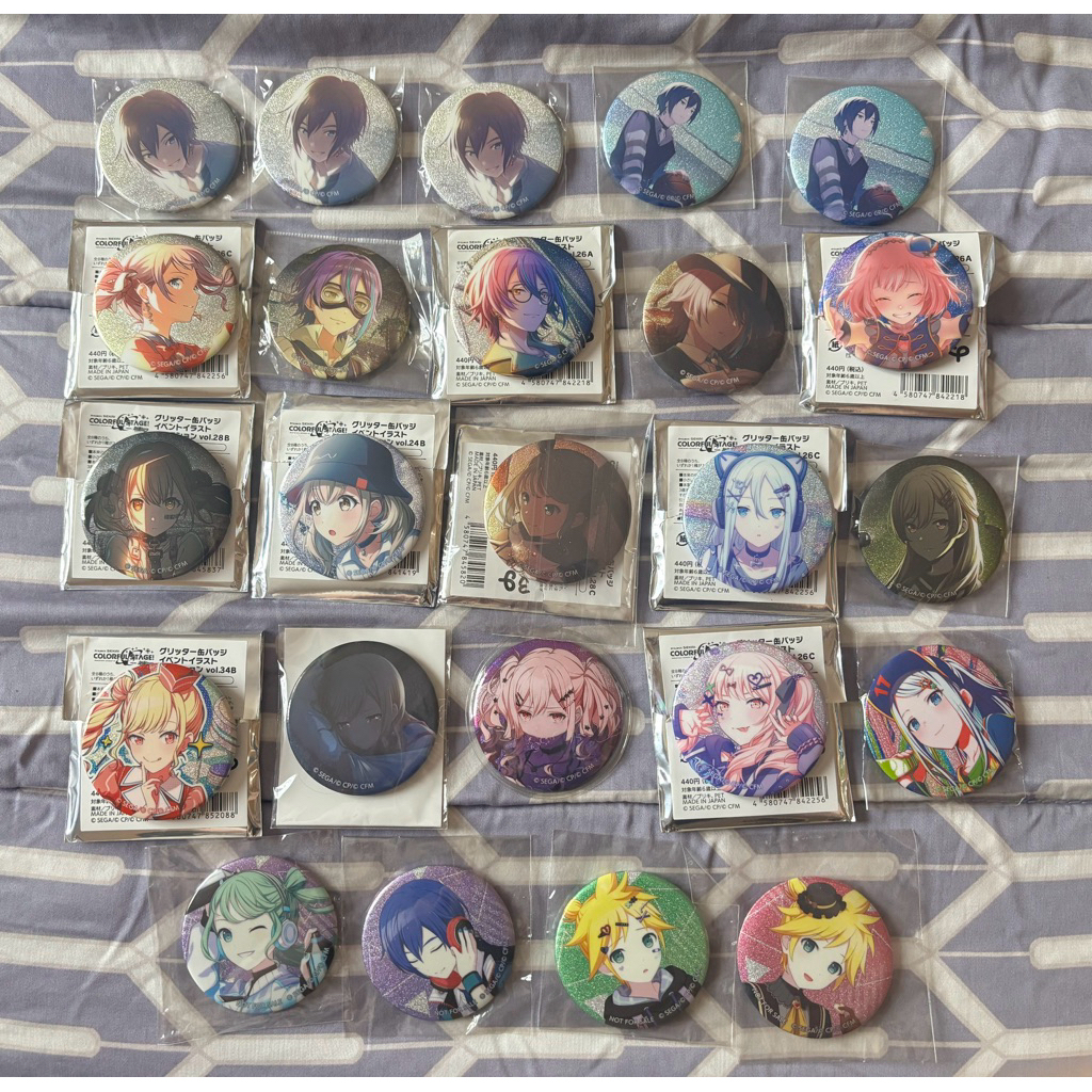 Jual Project Sekai Glitter Event Can Badge Rui Emu Honami Saki Airi ...