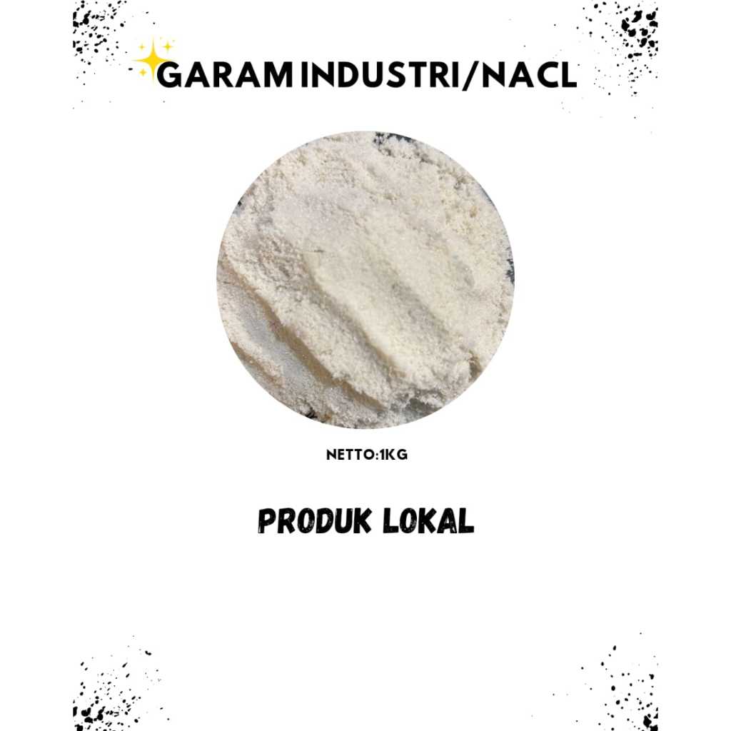 Jual Garam Industri/Garam Halus/Nacl 1kg Lokal Putih | Shopee Indonesia