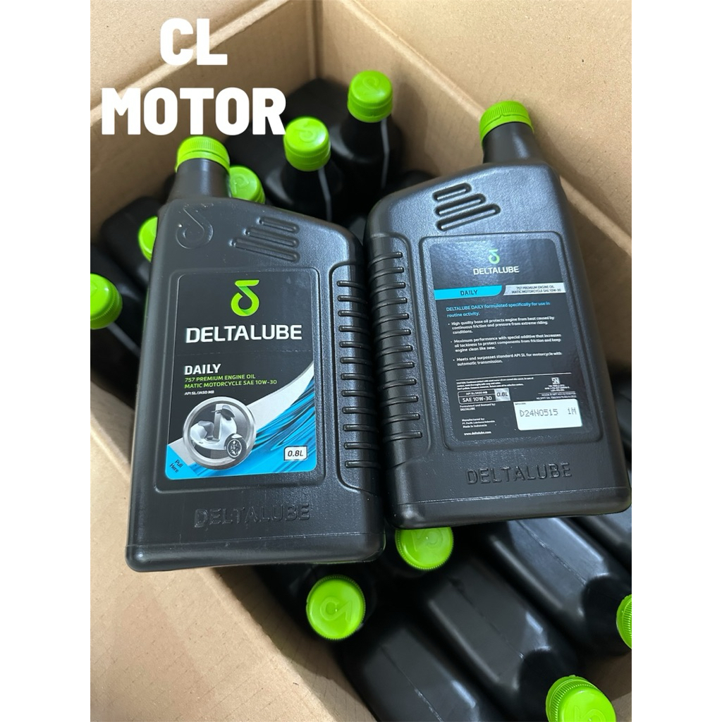 Jual Oli Motor Deltalube MATIC 757 Premiun ENGINE SAE 10W-30 isi 800ml ...