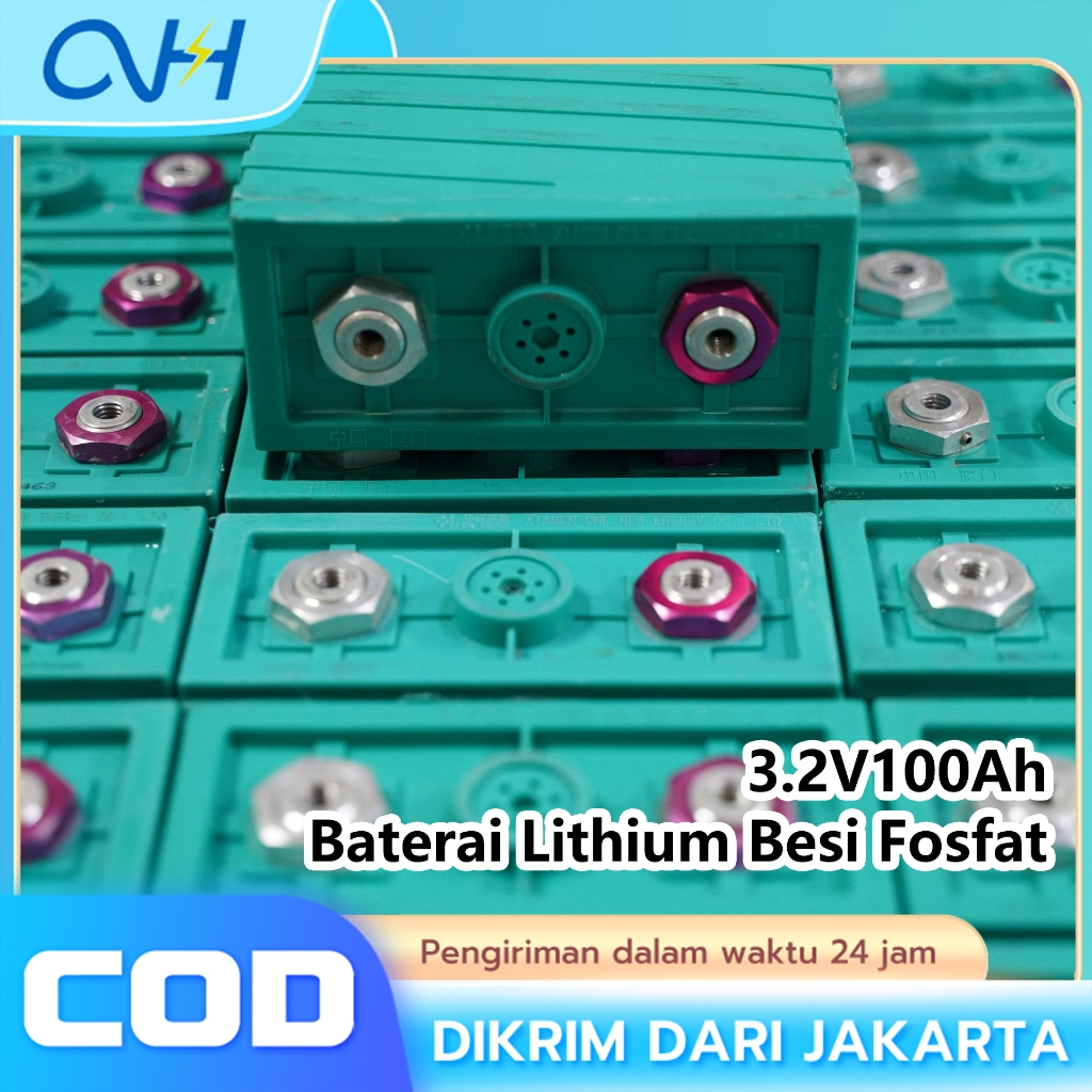 Jual 3.2V 100Ah Baterai Barang baru Baterai Lifepo4 Baterai 3.2V 100Ah ...