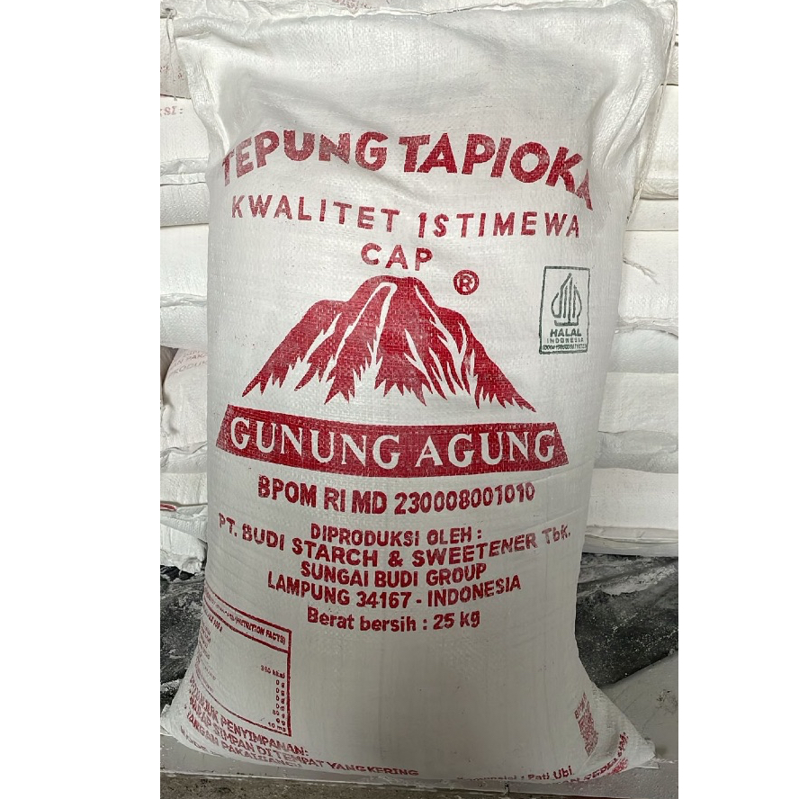 Jual Tepung Tapioka Cap GUNUNG AGUNG (1 KARUNG) 25kg | Shopee Indonesia