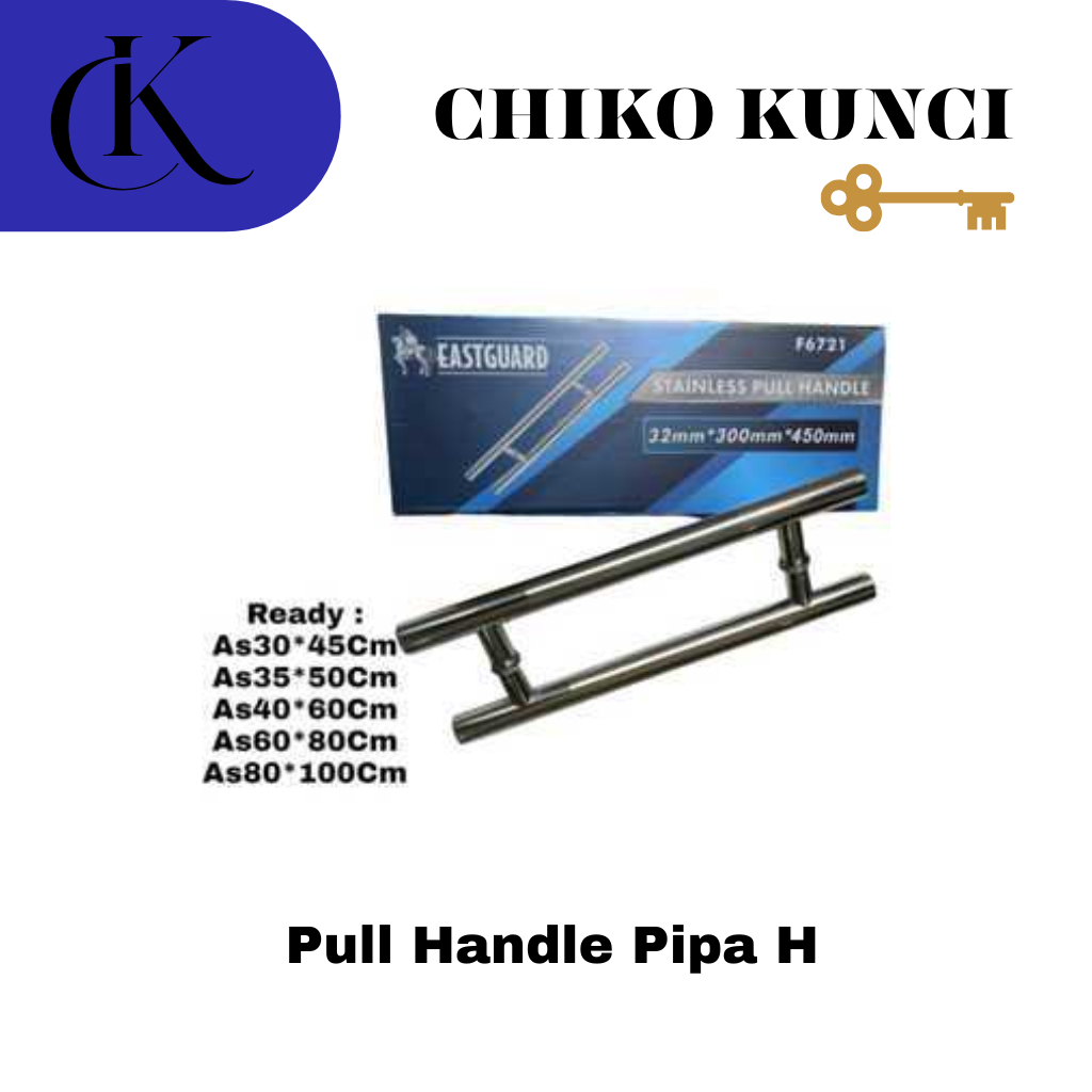 Jual Pull Handle Pipa/Tarikan Pintu H/Tarikan kaca Pipa EAST GUARD ...