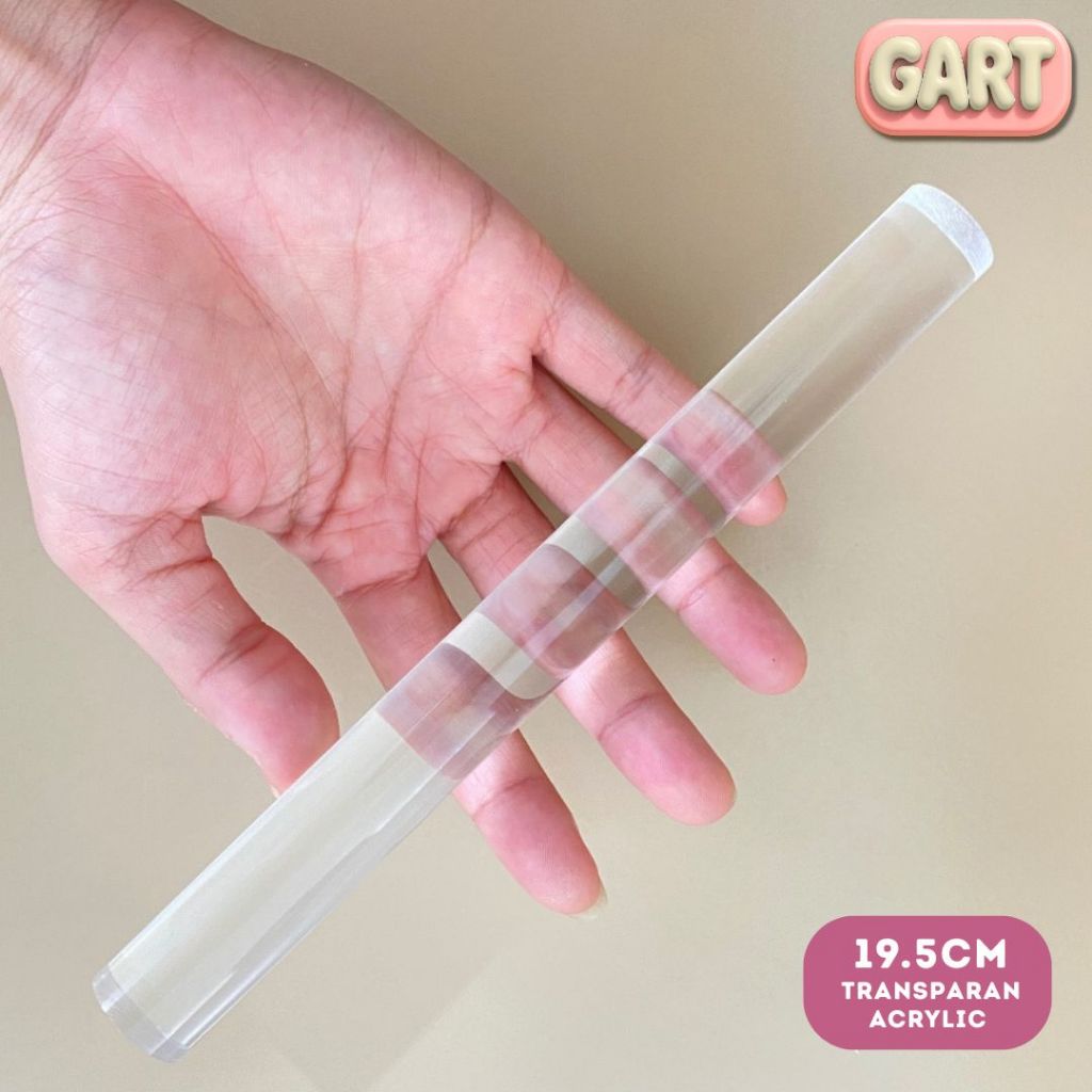 Jual ROLLING PIN AKRILIK 19CM - Acrylic Solid Roller Clay Polymer - Pin ...
