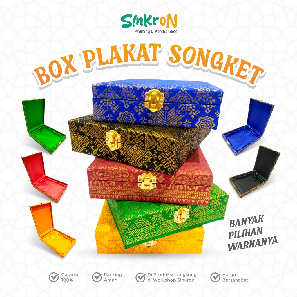 Jual Plakat Kotak Plakat Box Plakat Songket | Shopee Indonesia