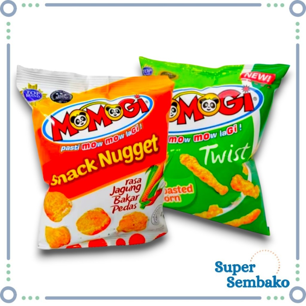Jual SNACK MAKANAN RINGAN MOMOGI SNACK NUGGET TWIST RASA JAGUNG BAKAR ...