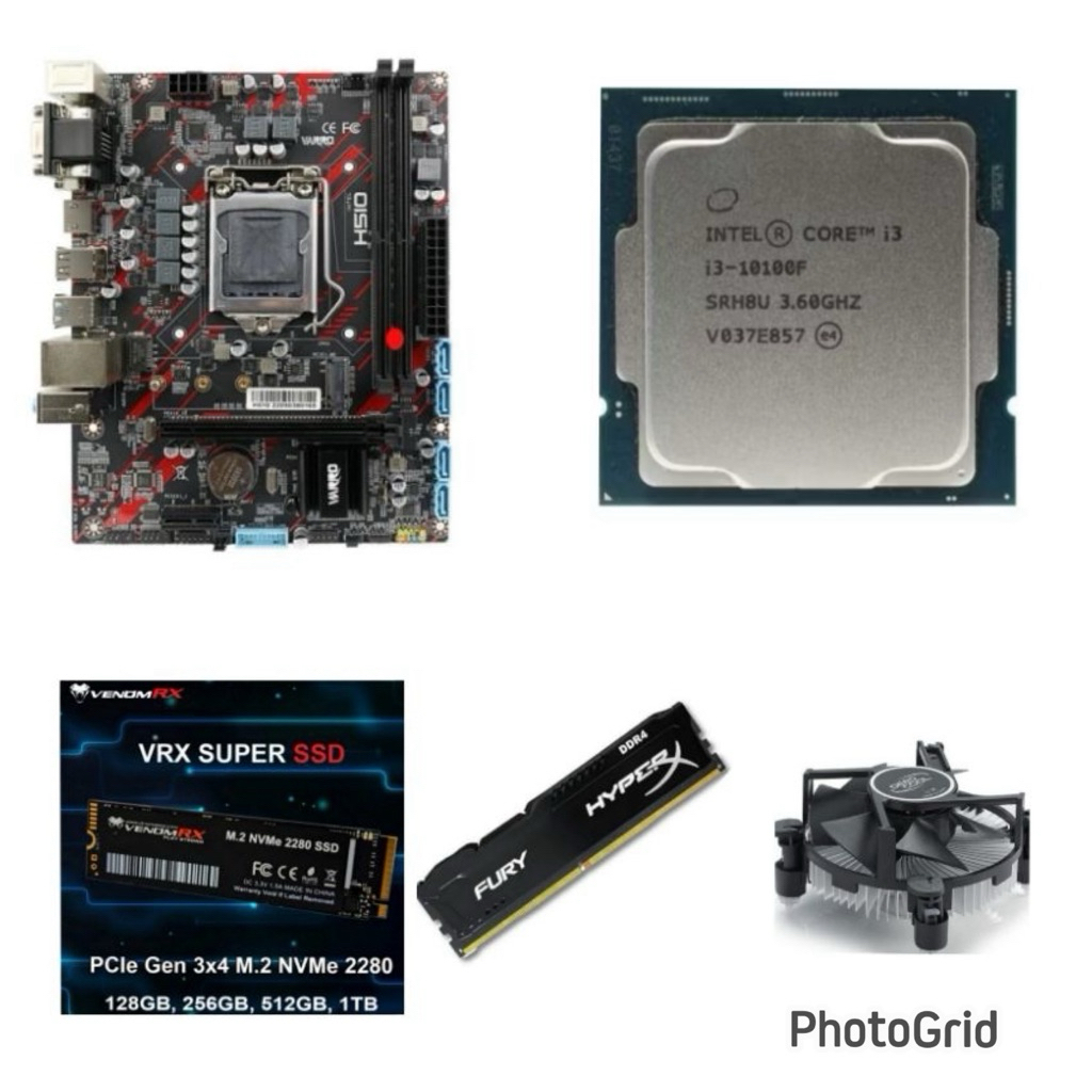 Jual Paket Processor Intel Core i3 10100F Tray Gen 10 LGA 1200 DDR4 NVME | Shopee Indonesia