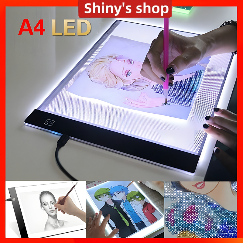 Jual （COD）A3/A4 LED Drawing Tracing Board Stensil Board Papan Jiplak ...