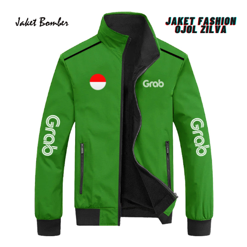 Jual Jaket Grab | Jaket Bomber Ojol | Jaket Grabian | Jaket Driver Grab ...