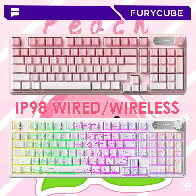Jual NEW FURYCUBE IP98 Membrane Keyboard Type C Waterproof Keyboar ...