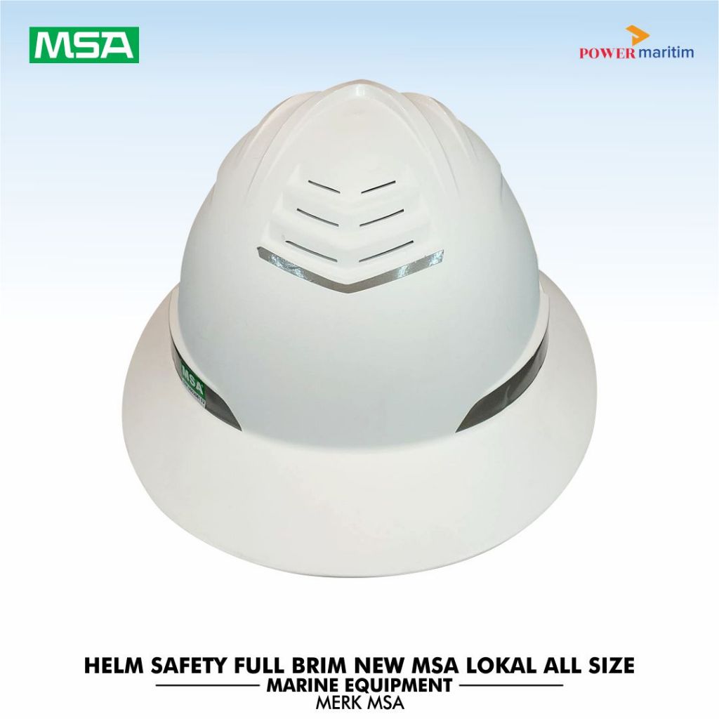 Jual Helm Safety Full Brim New Merek MSA Lokal All Size Fastrack Warna ...