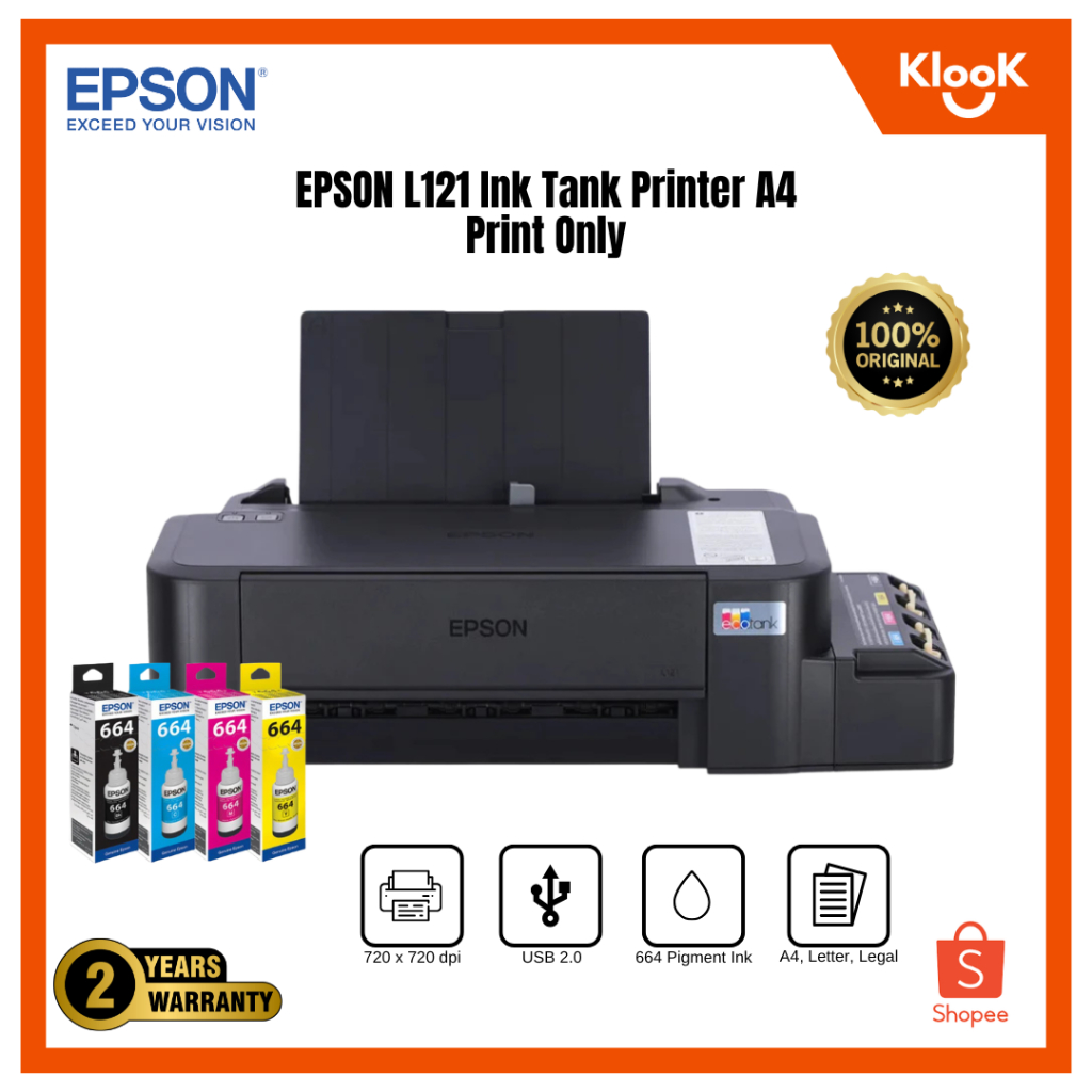 Jual Printer Epson L121 (Print Only) Garansi Resmi Epson Indonesia 2 ...