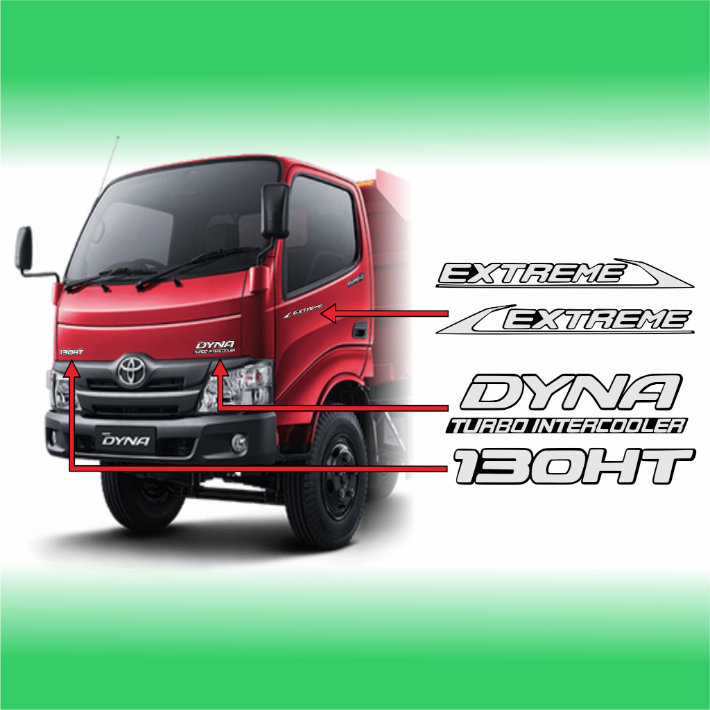 Jual STIKER Dyna 130HT extreme / Sticker Truk Dyna | Shopee Indonesia