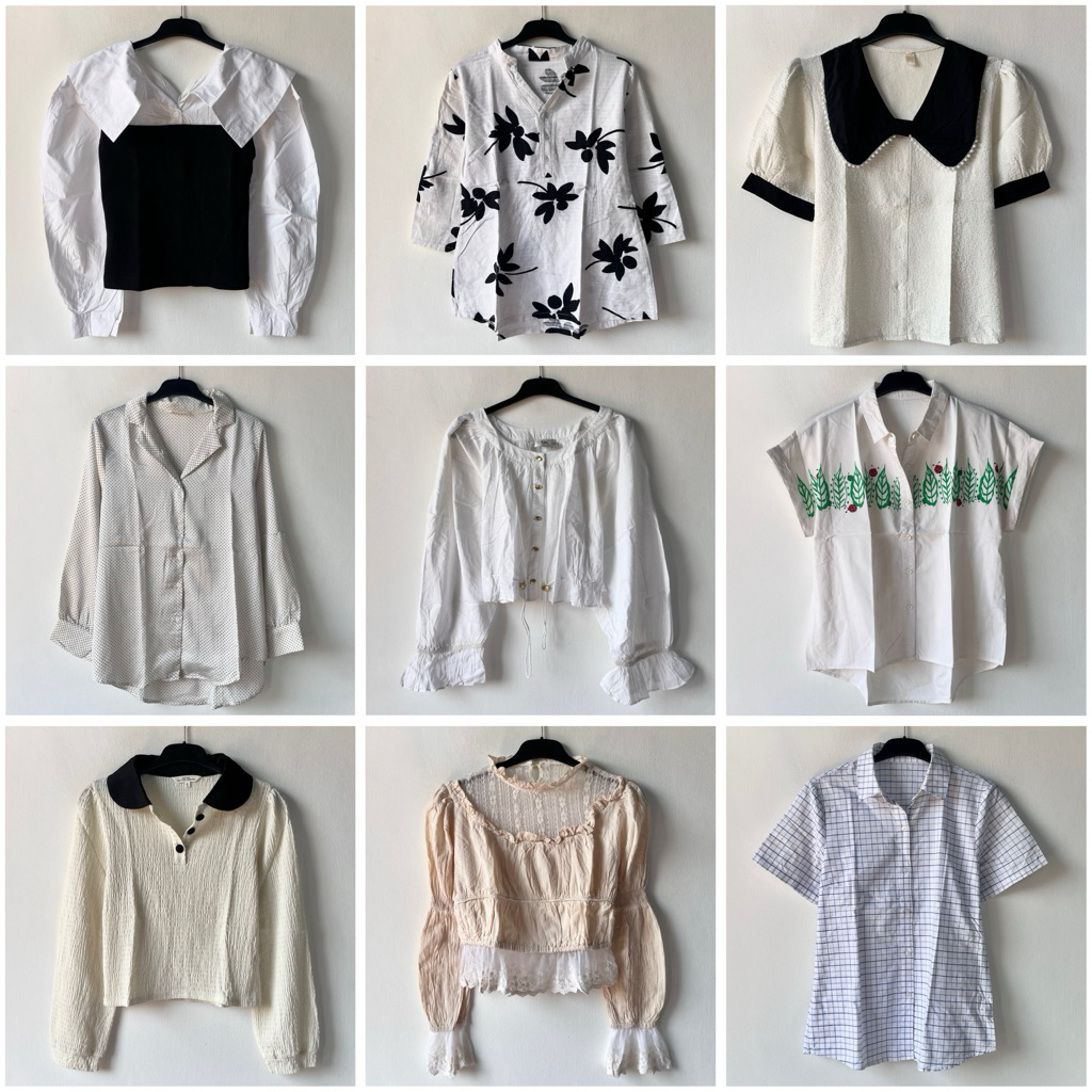 Jual (15) PILIH 2 HANYA 100RB | PT | Blouse PutiH | blouse Katun ...