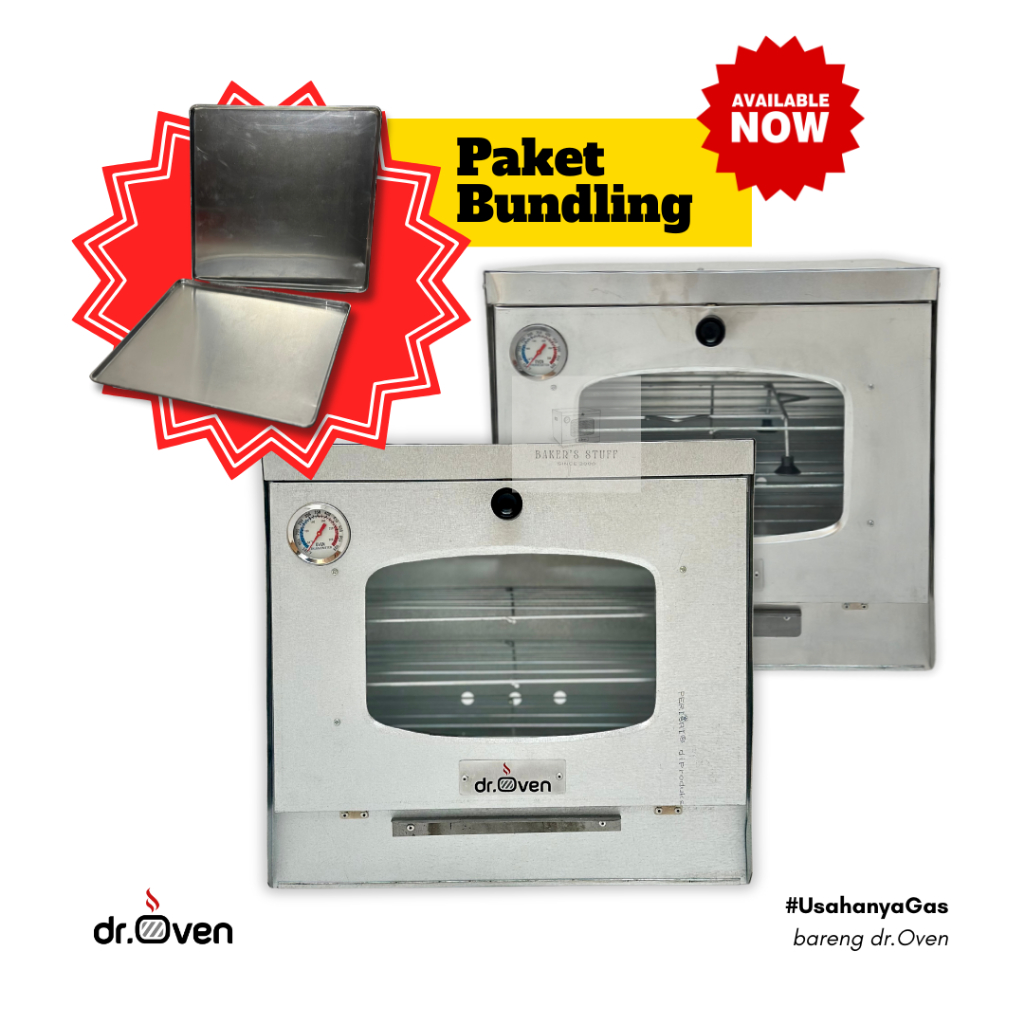 Jual (SUSUN 2) Oven TM dr.Oven dengan termometer (Petunjuk Suhu) / Oven ...