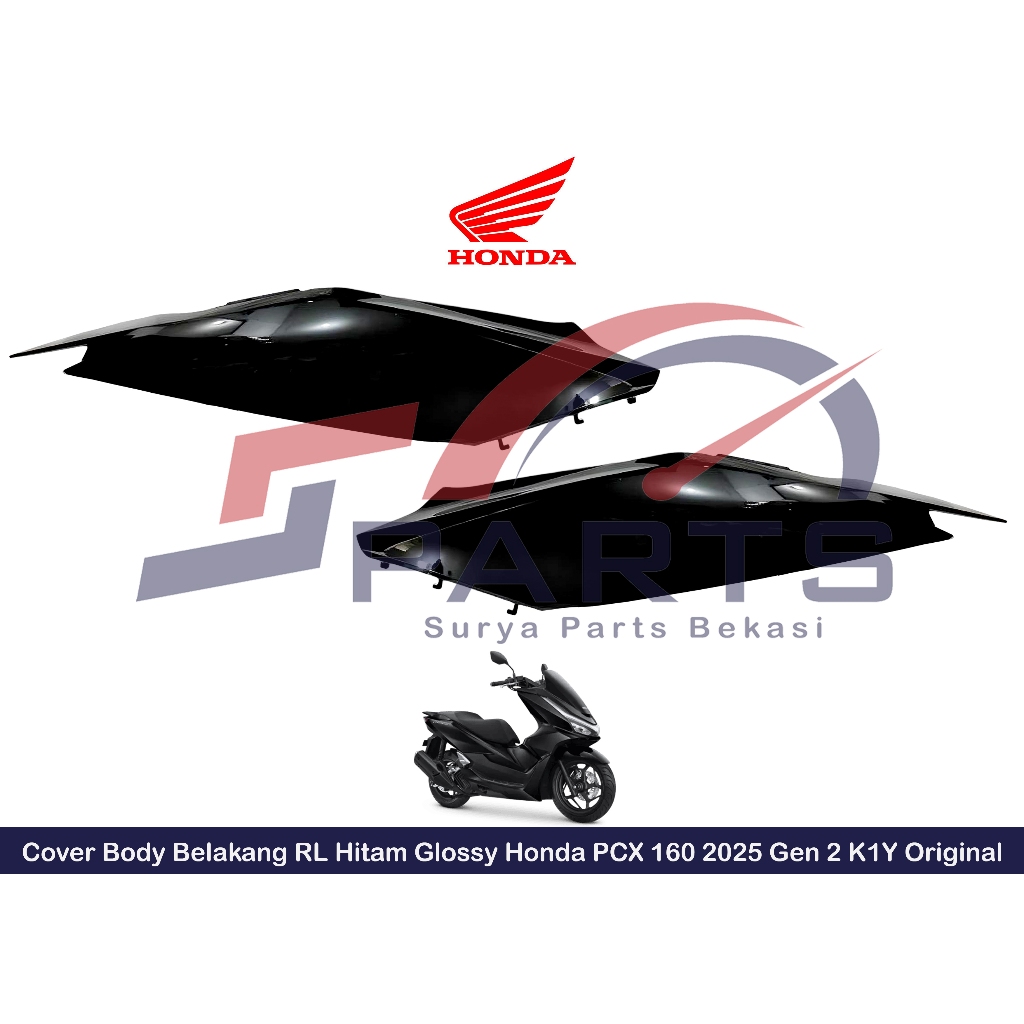 Jual Cover Body Belakang PCX 160 Gen 2 Kanan Kiri Honda New PCX 160 ...