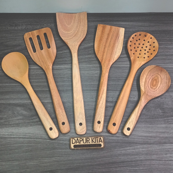 Jual Spatula / Sodet / Sutil Bahan Kayu Anti Panas Kayu Mahoni ...