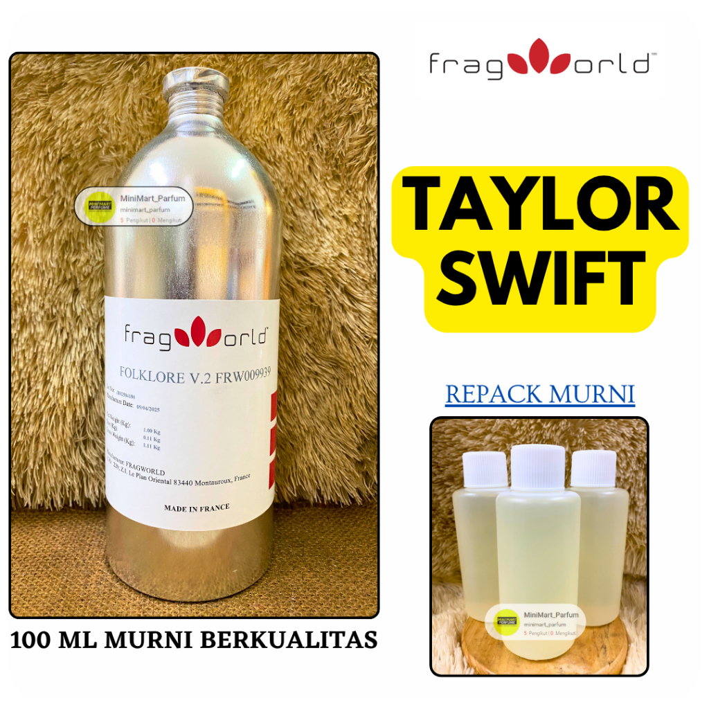 Jual Bibit Parfum TAYLOR SWIFT ( 100 ML MURNI Berkualitas ) FRAGWORLD ...