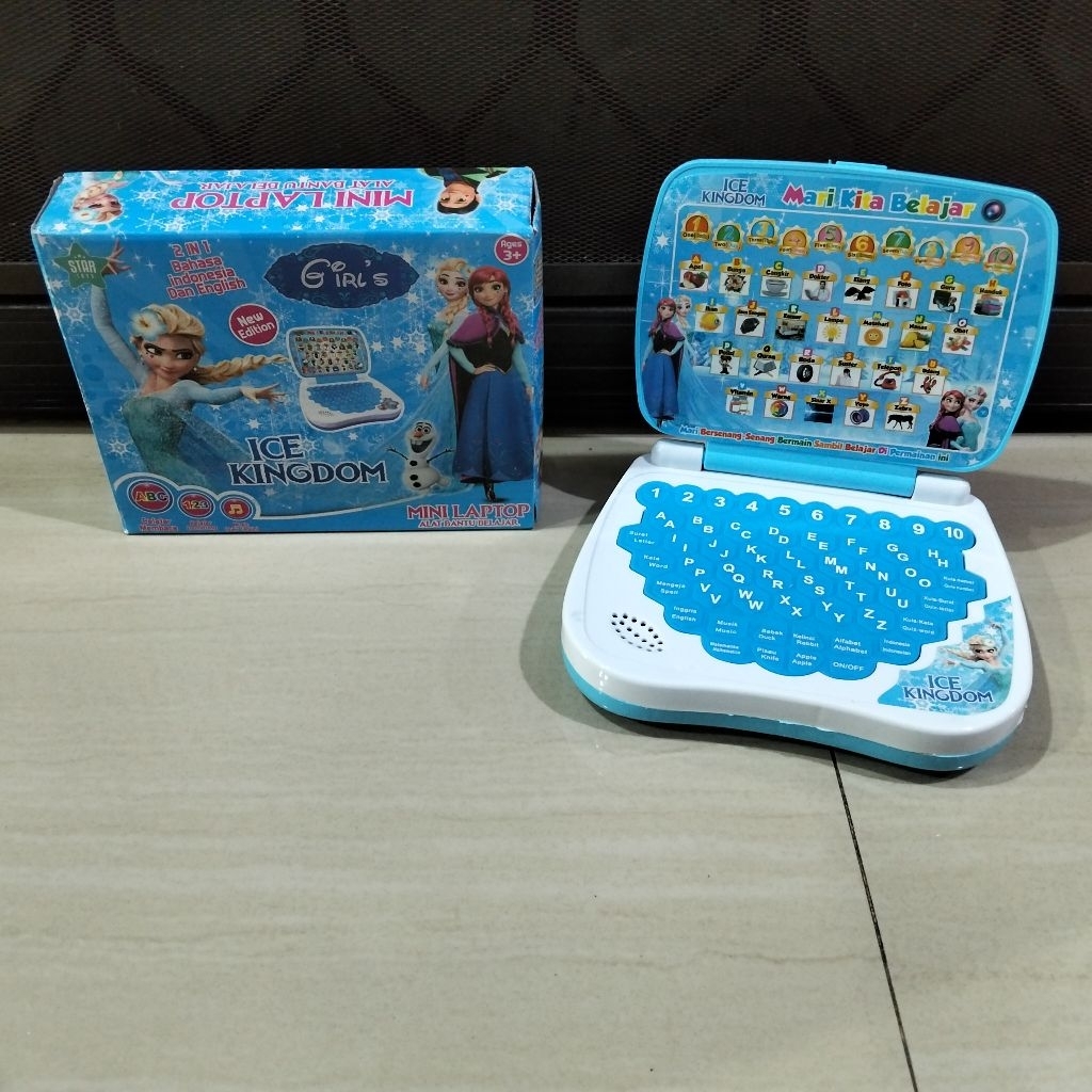 Jual Mainan Laptop Anak 2 bahasa - mainan edukasi anak - bermain sambil ...