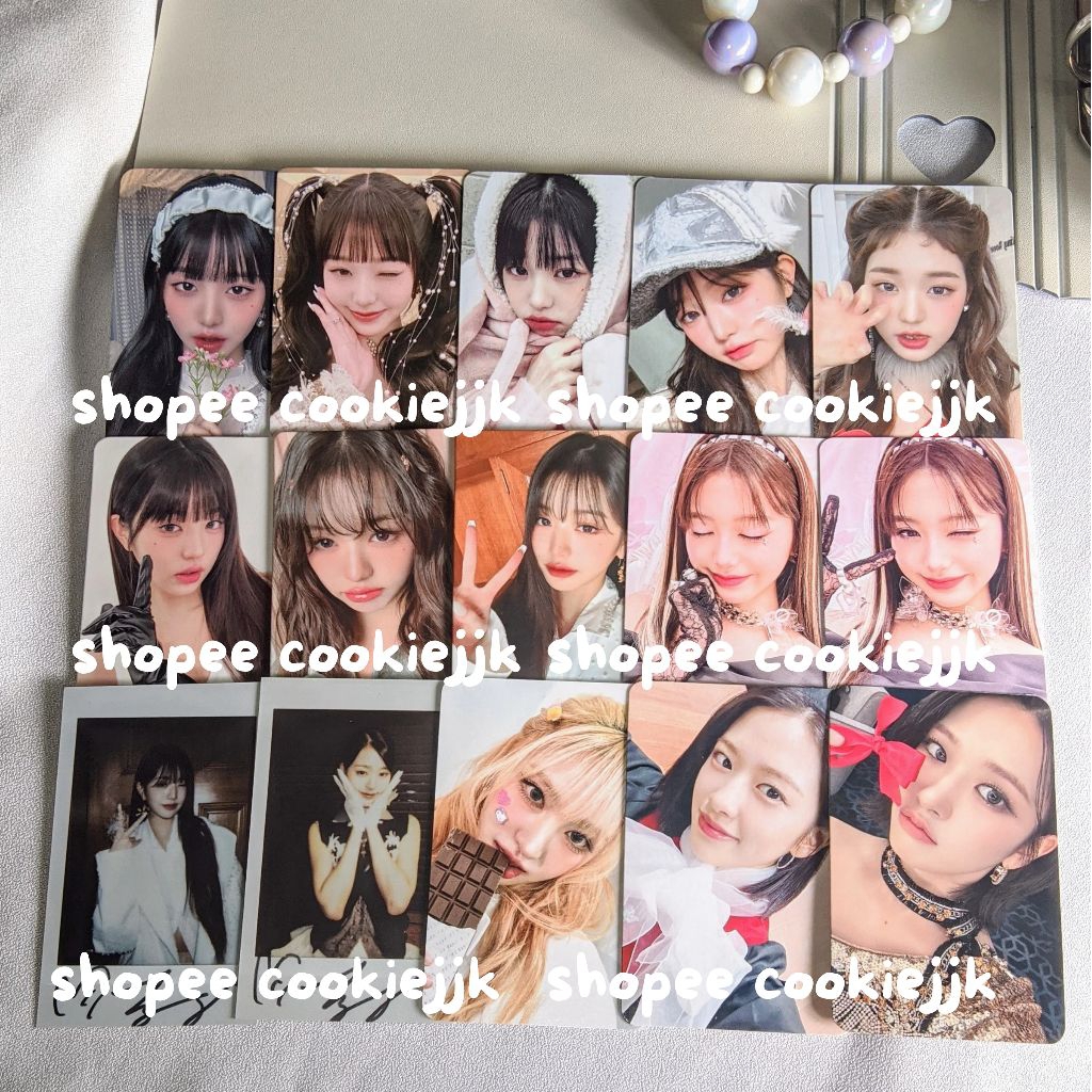 Jual ready photocard official ive wonyoung yujin liz switch i've mine ...