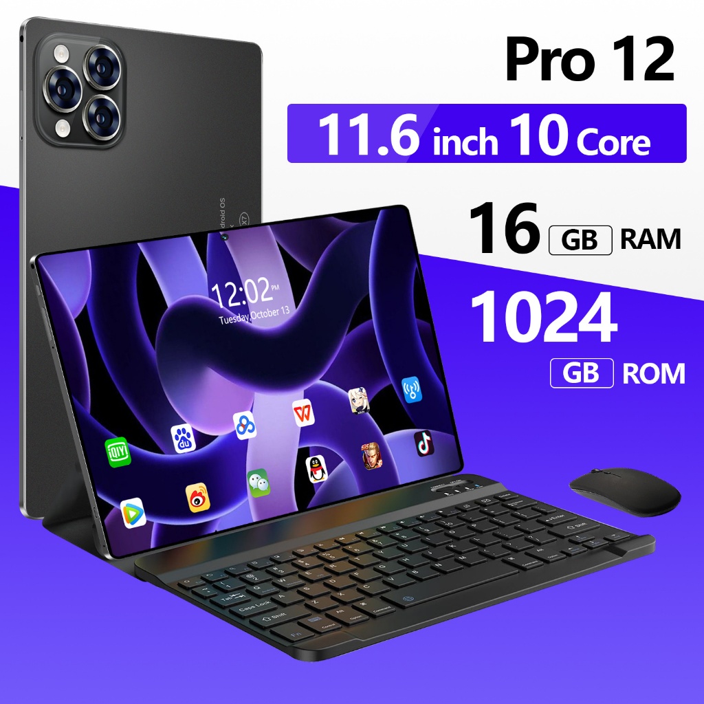 Jual Tablet Pro12 (16GB + 1024GB) | IPS 11.6" | Tablet Murah untuk ...