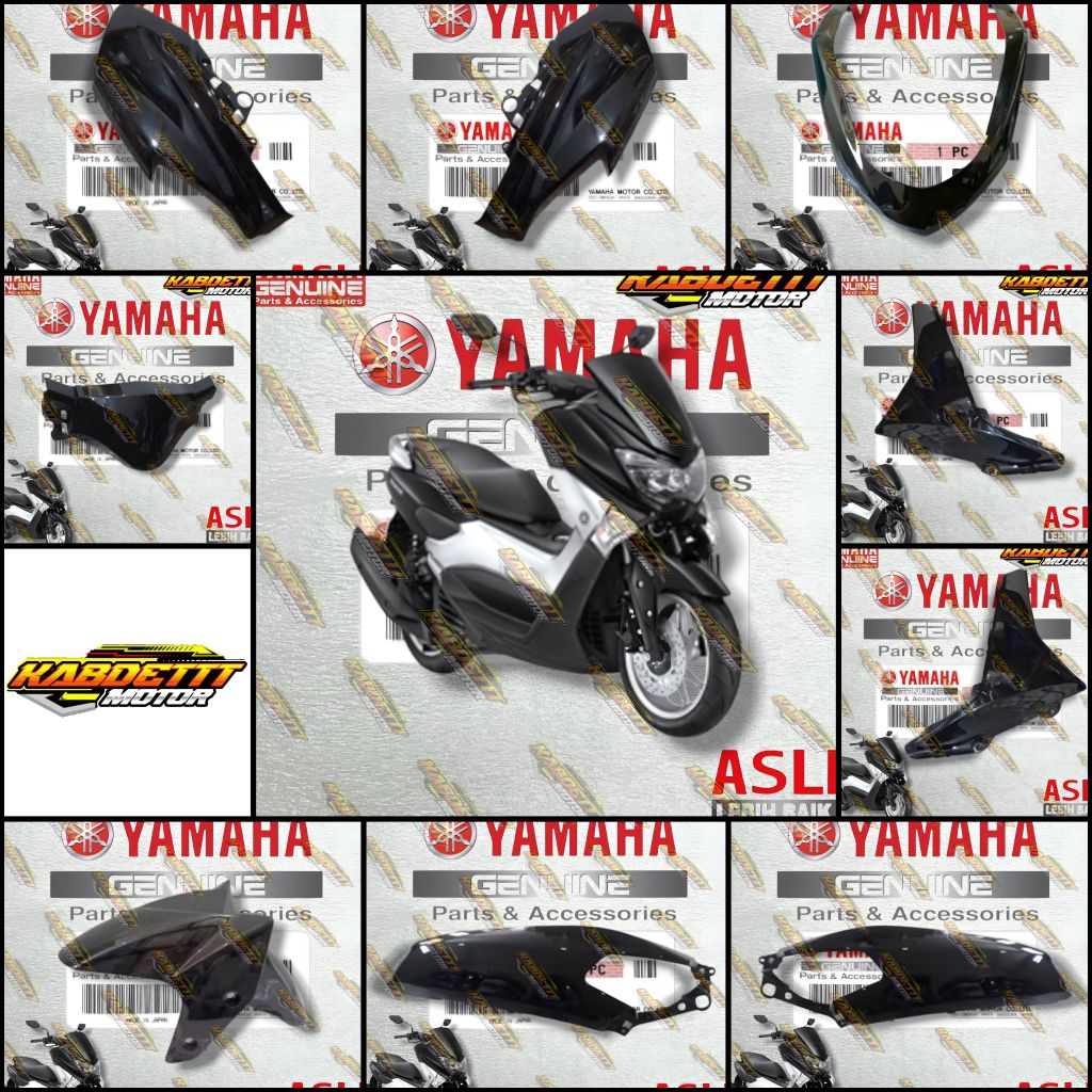 Jual COVER BODY BODI HALUS FULL NMAX HITAM METALIK P0 OLD 2015 2019 ...