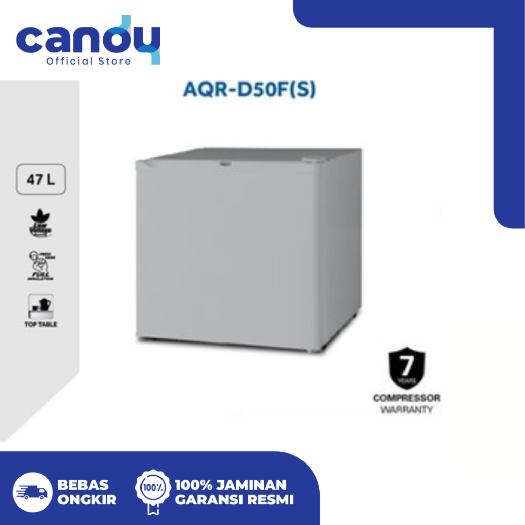 Jual AQUA Elektronik Kulkas Portable Mini Bar 47 Liter AQR-D50F ...