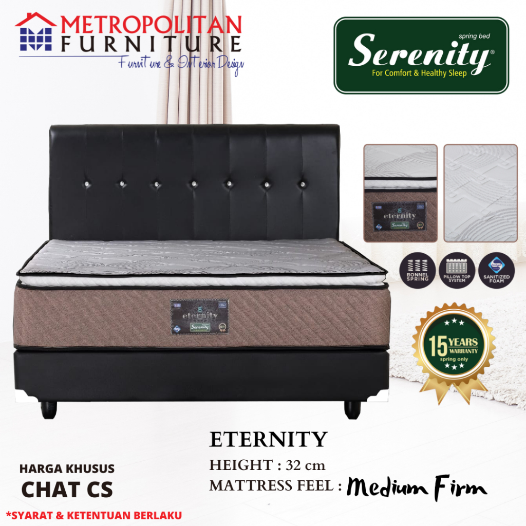 Jual Kasur Springbed Elite Serenity Eternity Spring bed matras | Shopee ...