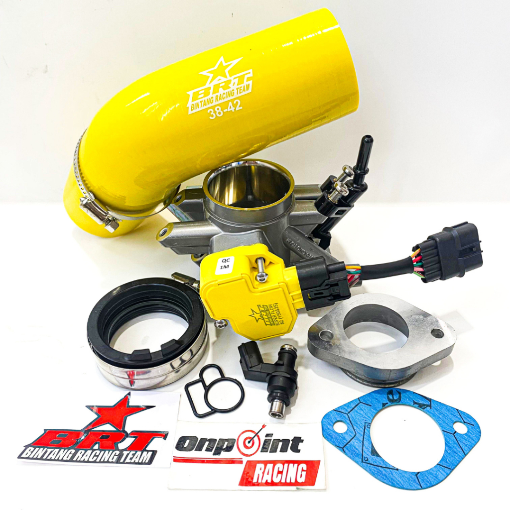 Jual TB THROTTLE BODY BRT SUPER FLOW JUMBO SINGLE INJECTOR CRF 150 38 ...
